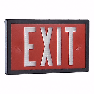ISOLITE Self-Luminous Exit Sign 10 yr. 1 Face