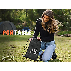 WEKAPO Inflatable Lounger Air Sofa Hammock-Portable,Water Proof& Anti-Air Leaking Design-Ideal Couch for Backyard Lakeside Beach Traveling Camping Picnics & Music Festivals (Black)