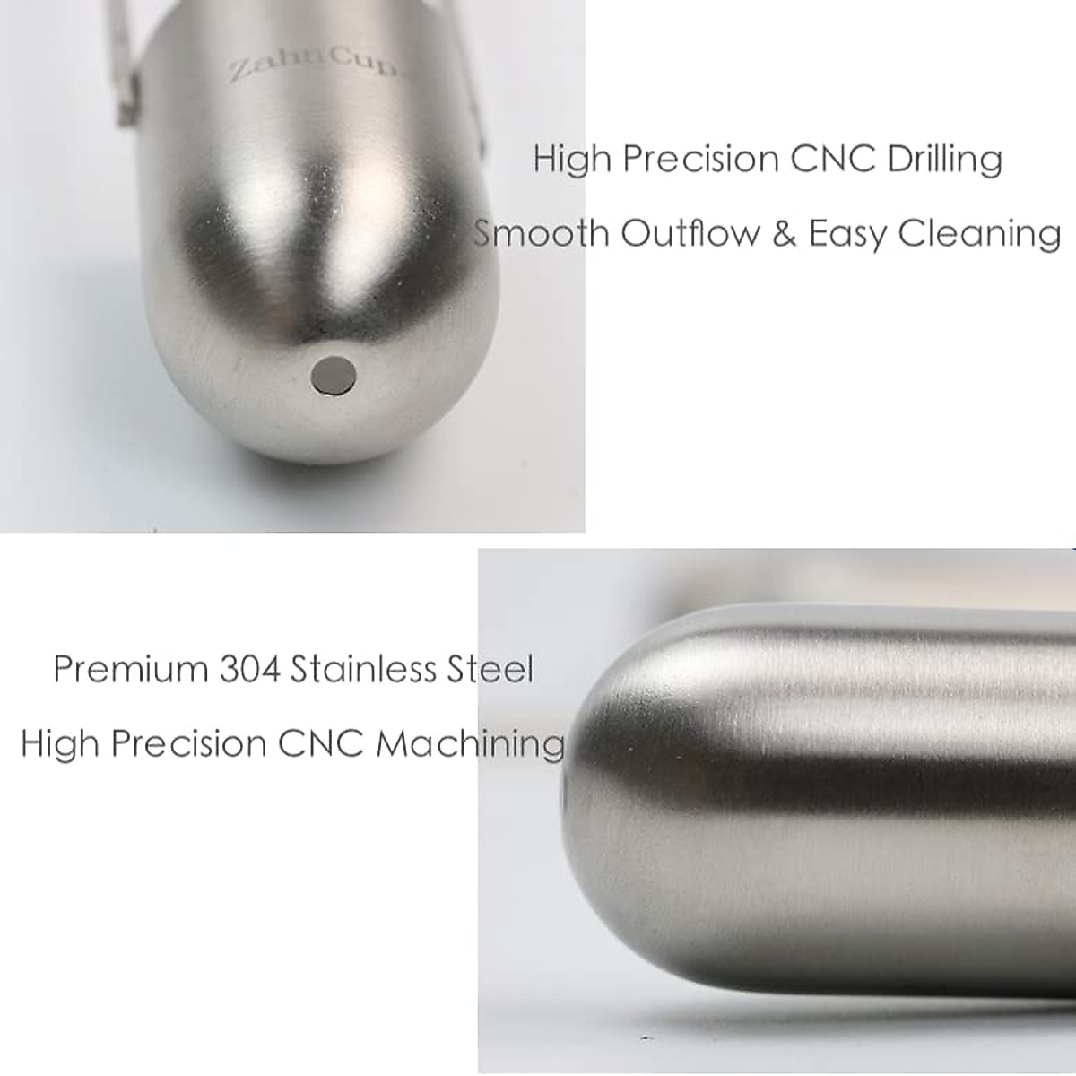 Viscosity Cup No. 1 to No. 5 Zahn Cup, Viscometer Dip Type 44ml Viscosity Cup Kit w/Bracket for Paint Sprayer, Stainless Steel Flow Cup for Oil Paint Finishes Honey Sauce