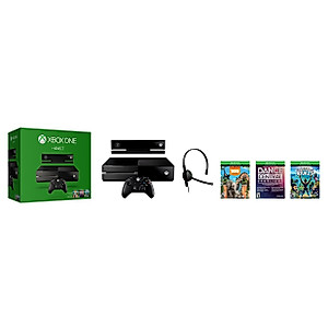 Xbox One 500GB Console with Kinect Bundle (Includes Chat Headset)
