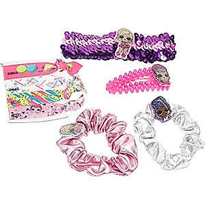 L.O.L Surprise! Townley Girl Backpack Cosmetic Makeup Gift Bag Set includes Hair Accessories and Clear PVC Back-pack for Kids Girls, Ages 3+ perfect for Parties, Sleepovers and Makeovers