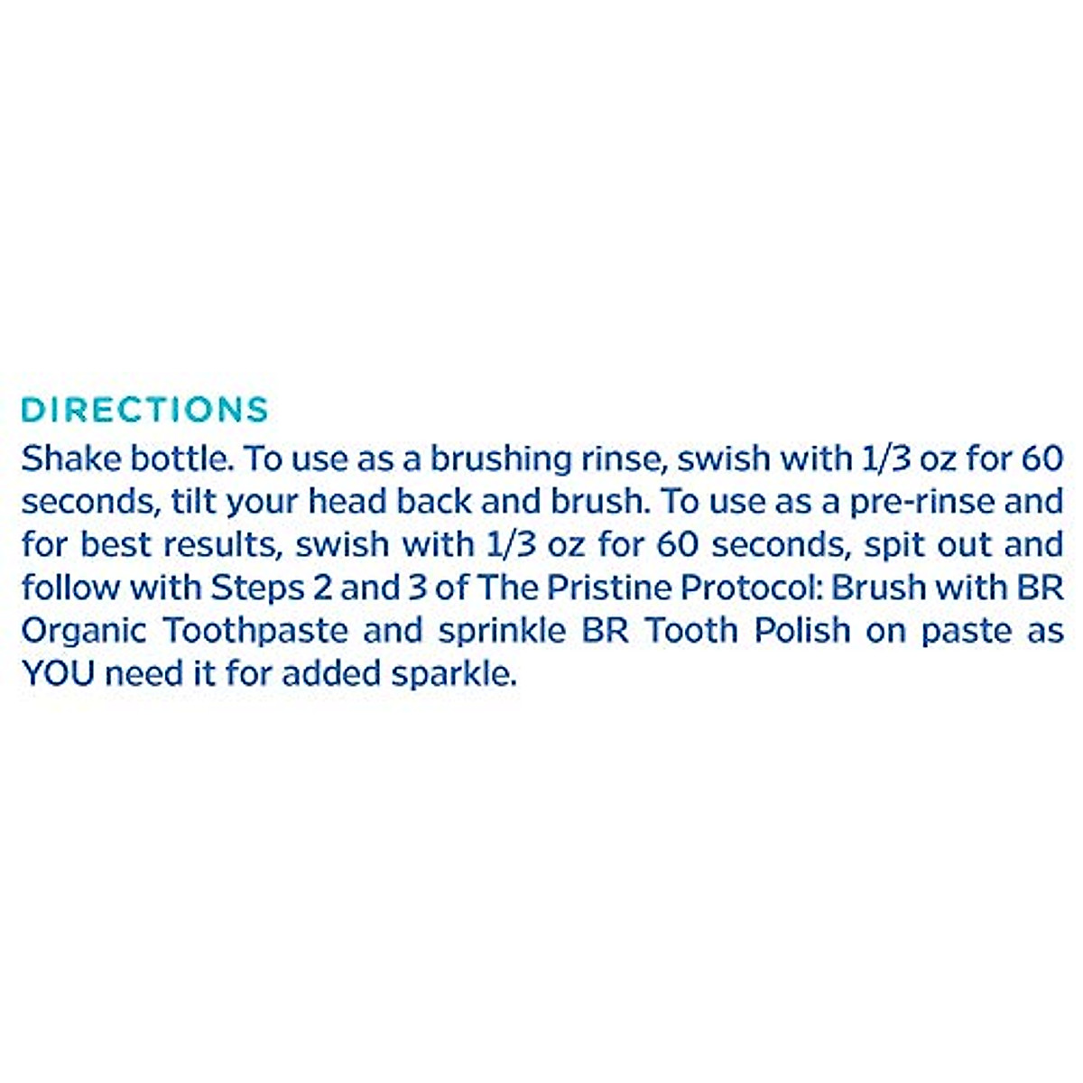 Essential Oxygen Certified BR Organic Brushing Rinse, All Natural Mouthwash for Whiter Teeth, Fresher Breath, and Happier Gums, Alcohol-Free Oral Care, Wintergreen, 16 Ounce