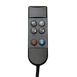Fruhdi 6 Button 5 pin Power Recliners Lift Chairs Hand Control Controller Remote Replacement