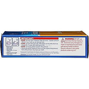 Fixodent Denture Adhesive Powder Extra Hold - 1.6 oz, Pack of 2