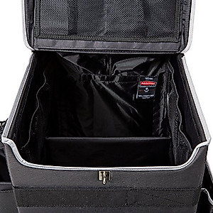 Rubbermaid Commercial Products Executive Janitorial Housekeeping Quick Cart, Medium, 1902466,Dark Gray