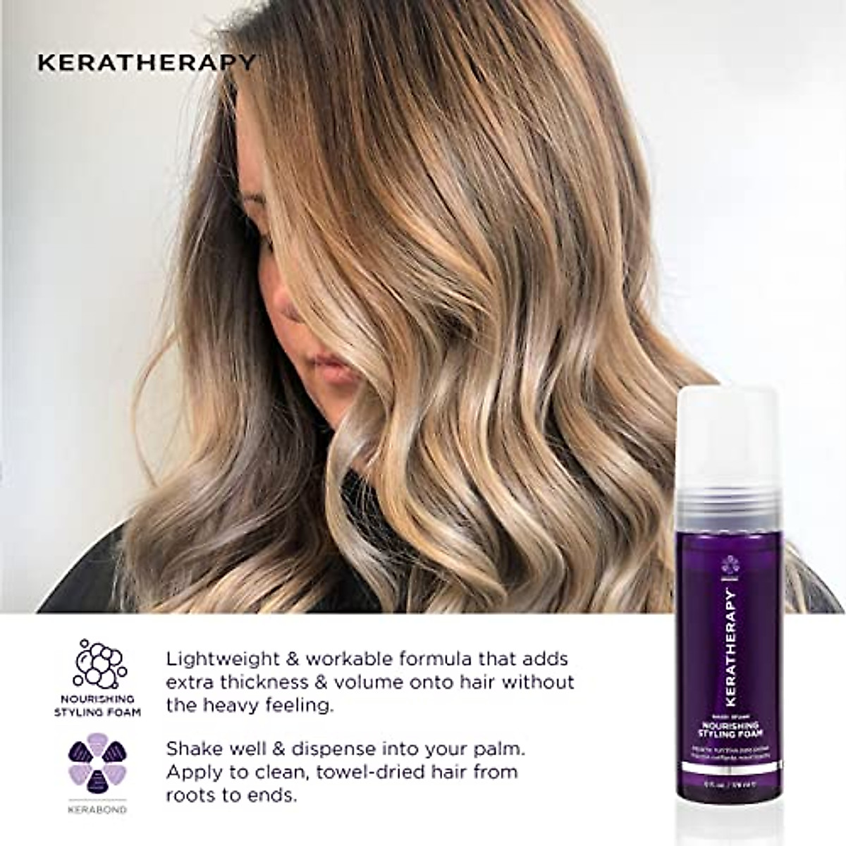 KERATHERAPY Daily Smoothing Cream, 6.8 fl. oz., 200 ml - Keratin Infused Smoothing Cream for Blowouts with Collagen, Jojoba Oil, Wheat & Argan Oil