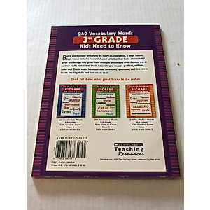240 Vocabulary Words 3rd Grade Kids Need To Know: 24 Ready-to-Reproduce Packets That Make Vocabulary Building Fun & Effective