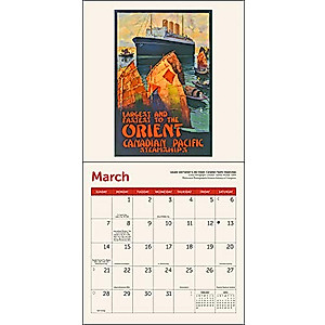 Travel The World Mini Wall Calendar 2021, 7" x 7"