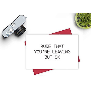 Humorous New Job Card, Coworker Leaving Card, Funny Colleague Going Away Card