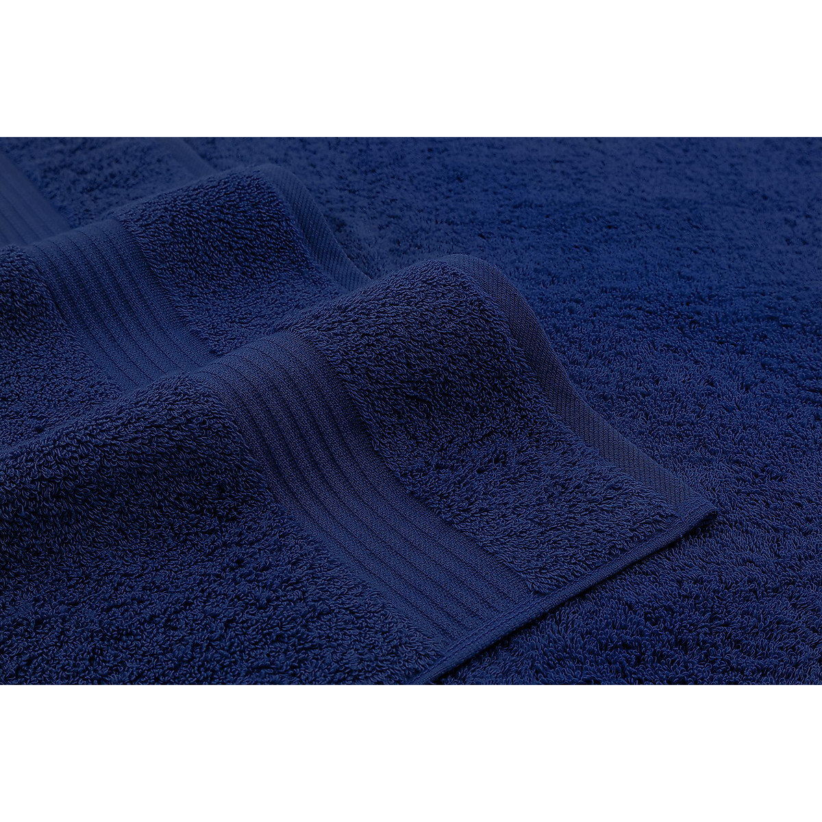 American Veteran Towel, Hand Towels for Bathroom Set of 4, 100% Cotton Turkish Hand Towel Sets Clearance Prime, Soft Hand Face Towels, Navy Blue Hand Towels