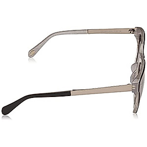 Fossil Women's FOS 2086/S Rectangular Sunglasses, Black White, 51mm, 22mm