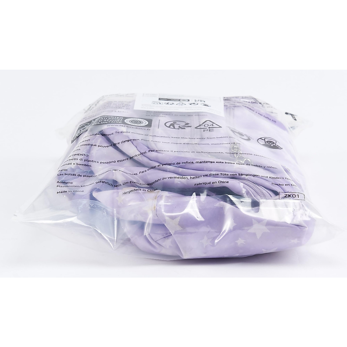 Tanou Backpacks for Girls 3PCs with Lunch Bag Pen Case, Lightweight Breathable Teens Girl Bookbags Sets for Primary Middle School, 22 Liters Cute Back Pack for Teenager 4+ Years, Purple Star