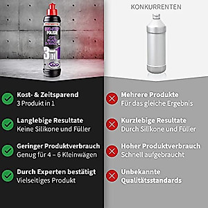 Menzerna 3 in 1 One Step Polish - Medium Cut Polish – high-Gloss Finish and Seal in one (8 fl oz)