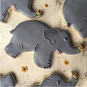 Elephant Cookie Cutter 5.25" Made in USA by Ann Clark