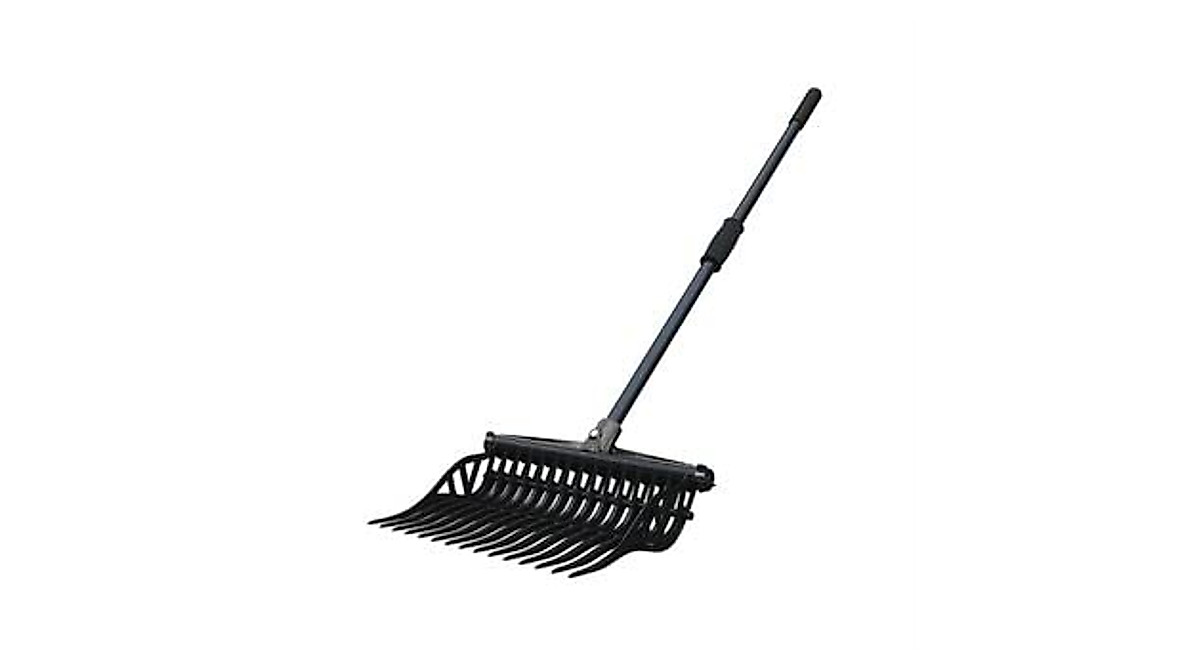 Noble Equestrian Wave Fork: Durable & Adjustable Muck Fork