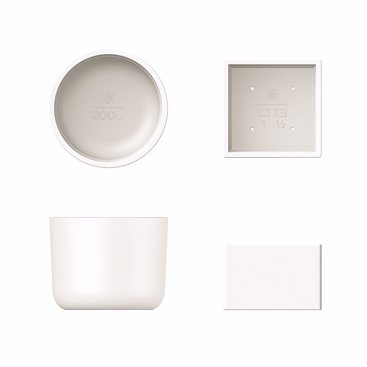 BALMUDA 3Go (450 g) electric cooker"The Gohan" K03A-WH（White）