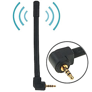MOOKEENONE 50W Rated Antenna FM Antenna 3.5mm for Bose Wave Music System for Card Speaker Mobile Phones