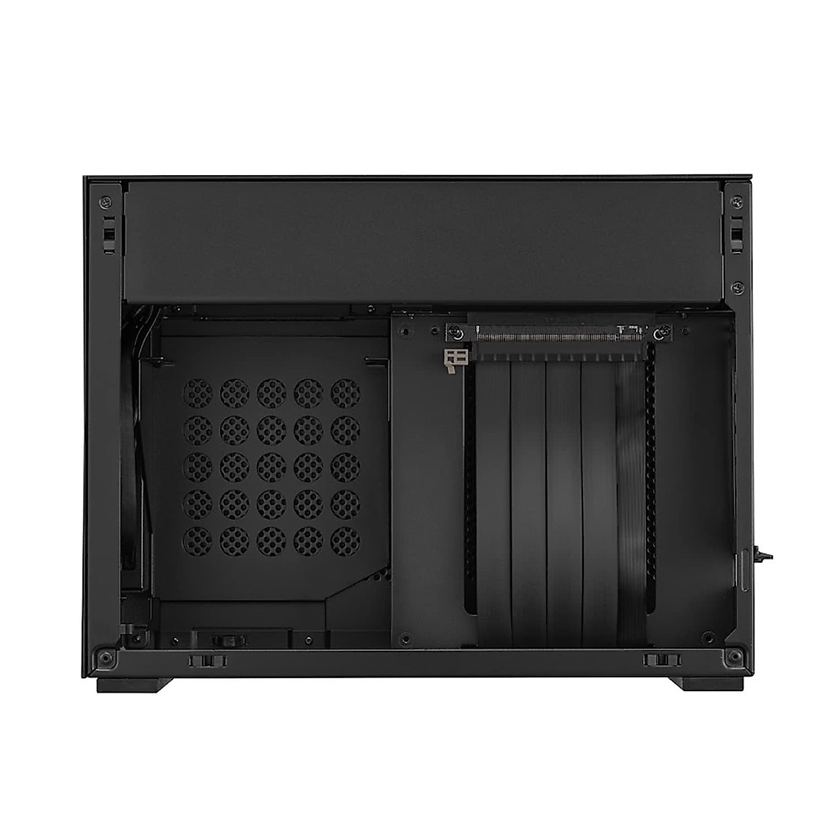 Lian Li A4-H2O Small Case - Mini ITX - Aluminum Exterior & SPCC Steel Interior - PCIe 4.0 - Easy AIO Installation - Supports SFX/SFX-L Power Supply (A4-H2O A4 BLACK)