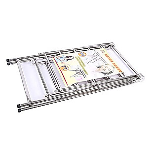 LTLGHY Rack Clothes Foldable, Laundry Drying Rack for Indoor Outdoor,Easy Storage Clothes Drying Rack, Free of Installation Garment Rack