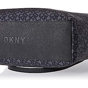 DKNY Casey Large Logo Tote Black Logo One Size