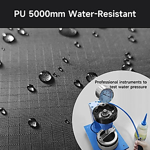 【Upgraded】 Dikutar Bike Storage Tent Sheds Outdoor Waterproof, 6.56x4.92x5.58ft Bicycle Storage Tent, Portable Bike Covers Shelter with Carry Bag for Motorcycle, Lawn Mower, Garden Tools