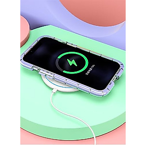 ELTIIGO for iPhone 14 Pro Max Clear Case with Crossbody Lanyard, Slim Translucent Shockproof Soft Protective Cover with Anti-Lost Detachable Adjustable Shoulder Neck Strap for Girls Women - Green