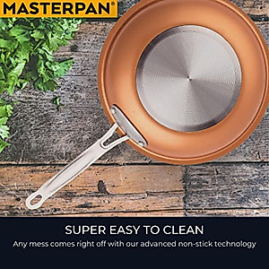 MasterPan Copper tone 12-inch Ceramic Non-stick Fry pan
