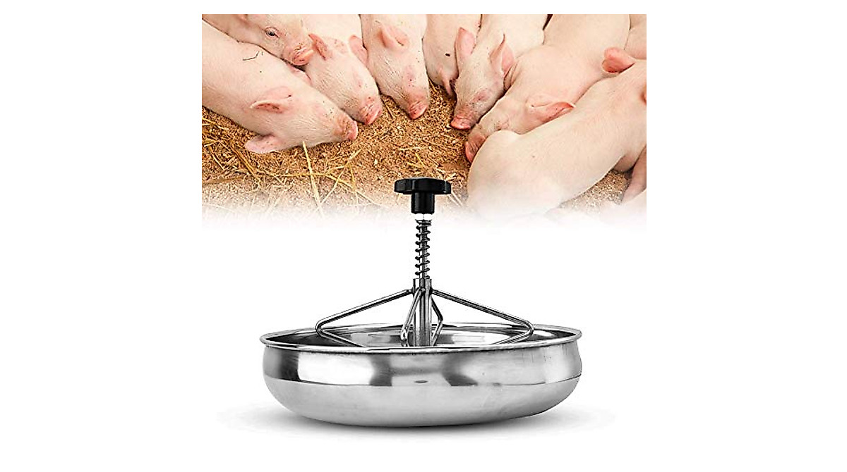 Durable Stainless Steel Piglet Feeding Trough for Efficient Livestock ...