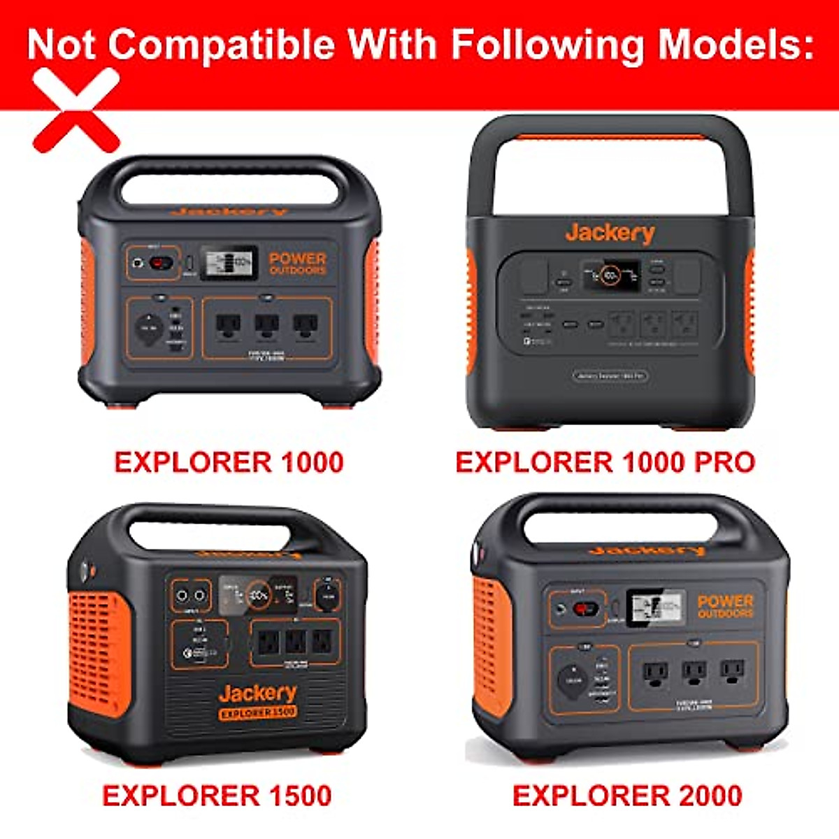 Charger for Jackery Charger 24V 90W AC Adapter for Jackery Portable Power Station Explorer 160 240 300 500 550 E300 E500 E550 Solar Generator 167Wh 240Wh 293Wh 518Wh Lithium Battery Power Supply Cord