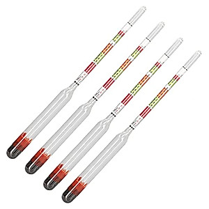 Beer Meter, Hydrometer Tool Durable Wide Application 10pcs High Accuracy for Home