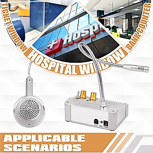 Retekess TW104 Two Way Intercom, Full Duplex Intercom System with Clear Sound, Intercom System for Dining Car, Indoor, Hospital