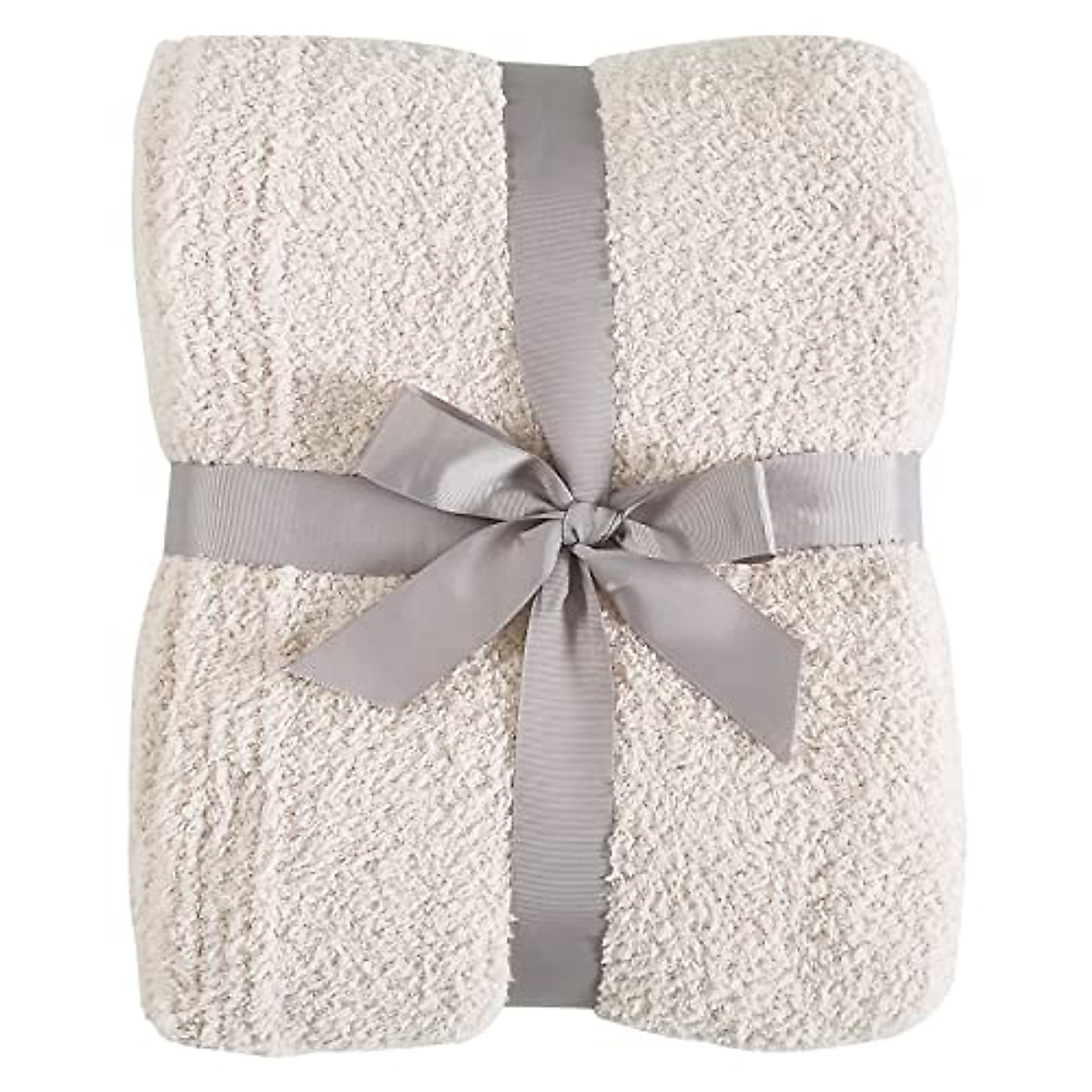 Panku Super Soft Cozy Knit Throw Blanket for Couch and Bed, Knitted Luxury Reversible Cozy Warm Fleece Blanket Throw Camel, Plush Fluffy and Fuzzy Solid Blankets for Women 50x60 Inches Khaki