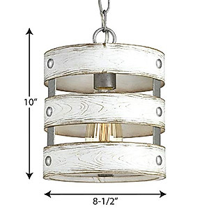 Gulliver Collection 1-Light Coastal Pendant Light Galvanized