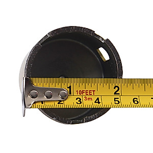 2 Inch Masonry Hole Saw, Diamond Hole Saw, Heavy Duty Dry Core Bits for Concrete, Brick, Cinder Block, 3/8 inch Shank, Core Drill Bit - Extra Long Depth of Cut