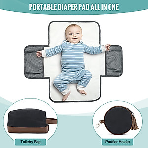 Sucipi Diaper Tote Bag,Hospital Bag,Mommy Bag for Hospital,Large Capacity Waterproof Multifunctional hospital bags for labor and delivery Baby Tote Bag for Baby Care (Black)