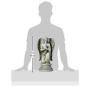 Joseph's Studio by Roman Inc, Praying Angel Garden, Garden Collection, Religious Statue, Holy Family, Memorial, Angel, Patron Saint, Garden Décor (8x9x17)