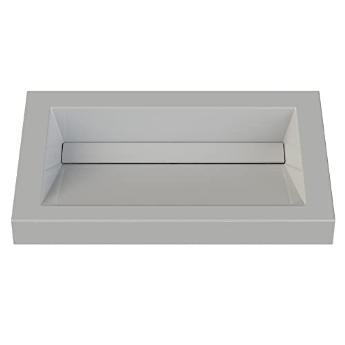 Lift Bridge Kitchen & Bath Assembled Wall-Mount Floating Bathroom Vanity with White Cultured Marble Top Sink Set, 31 in. W x 19 in. D x 29 in. H in White with Viteli + Genova Top