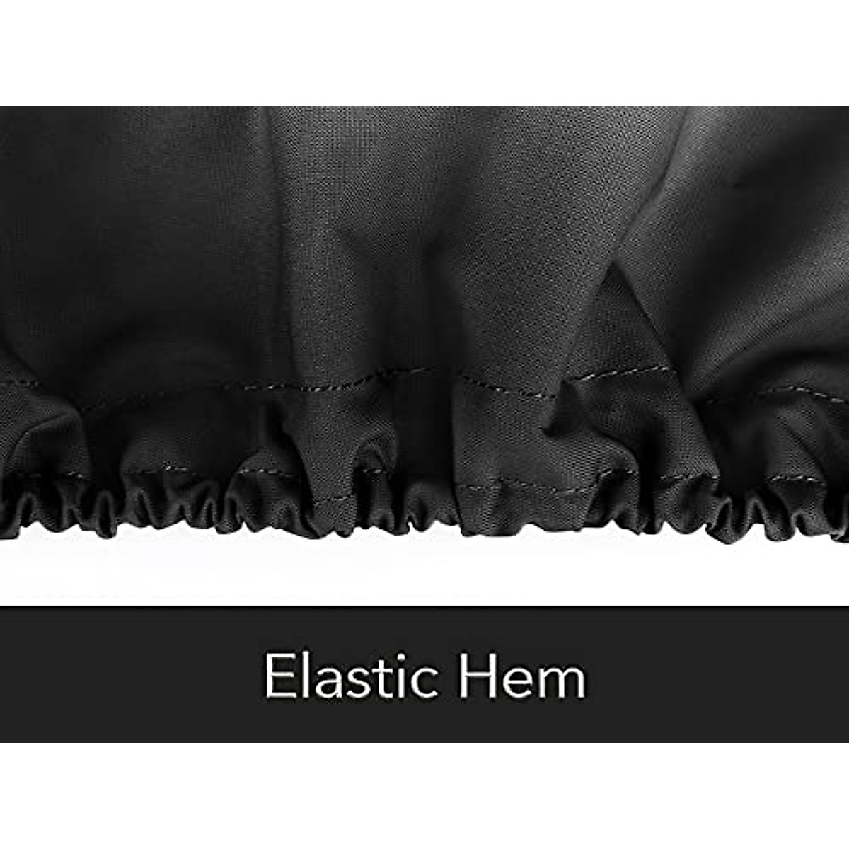 Avantaway Covermates Chiminea Cover – Heavy-Duty Polyester, Drawcord Locking System, Fire Pit and Heating - Black