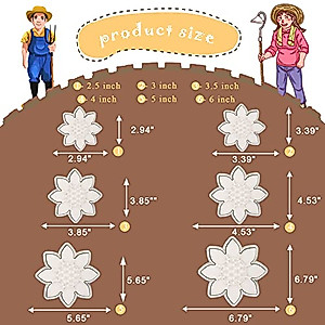 Flycalf Sunflower Cookie Cutters Flower with Plunger Stamps Holiday PLA Baking Accessories Cutter Molds Decorative Party 3.5" Kitchen Cake Supplies