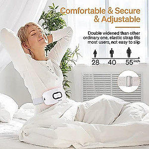 ONLYCARE Cramps Relief Heating Pad Period Heating Pad for Cramps, Menstrual Heating Pad Cordless Heating Pad Belt,Rechargeable Battery Operated Heating Pad5 Heat Levels Portable Heating Pads for Women