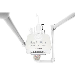 Facial Ozone Steamer 4 in 1 with Magnifying LED Light, High Frequency and Galvanic Aroma Therapy by SKINACT