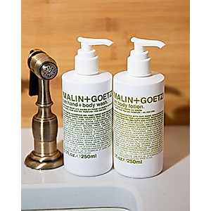Malin + Goetz Rum Hand + Body Wash — cleansing, purifying, hydrating women and men’s , all skin types, dry, sensitive. No stripping or irritation. Cruelty-free and vegan 16 Fl oz