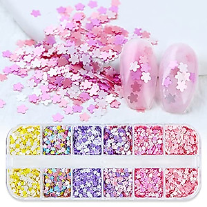 Flower Glitter Resin Fillings Flakes Sequins Epoxy Resin Mold Fillers for DIY Jewelry Making Nail Art Decors