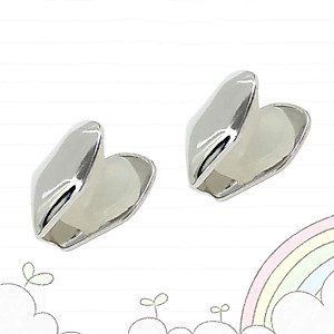 EXCEART 4pcs Silver Plated Small Single Tooth Cap Hip Hop Teeth Grill Decoration