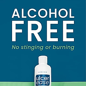 UlcerEase Anesthetic Mouth Rinse, Bottle, Updated Packaging, 6 Fl Oz