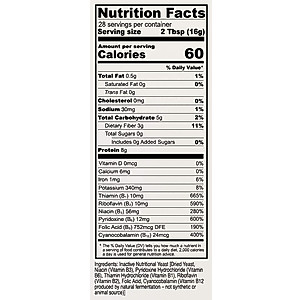 Anthony's Premium Nutritional Yeast Flakes, 1 lb, Fortified, Gluten Free, Non GMO, Vegan