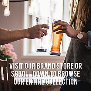 Mighty Mug No Spill Wine Glass (Set of 2), Crystal Clear Unbreakable Tritan Plastic, BPA Free, Smartgrip Technology, 14oz