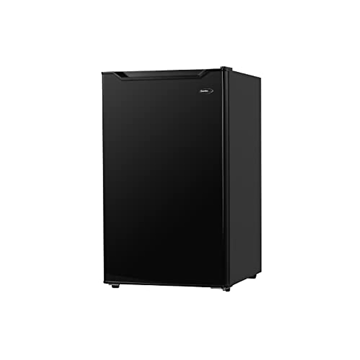 Danby DCR033B1BM 3.3 Cu.Ft. Compact Refrigerator, Mini Fridge with Top Chiller for Bar, Living Room, Den, Basement, Kitchen, or Dorm, Black