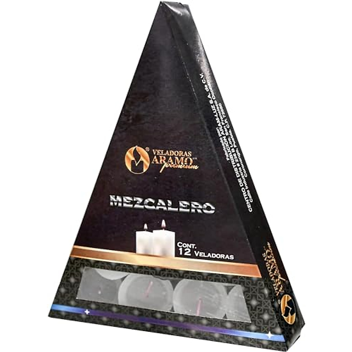 Aramo - Mezcalero Candle | 12 Pack Premium Quality Candles | Crafted in Mexico, Illuminating The World | Ideal for Home & Spiritual Use | Veladora Mezcalero