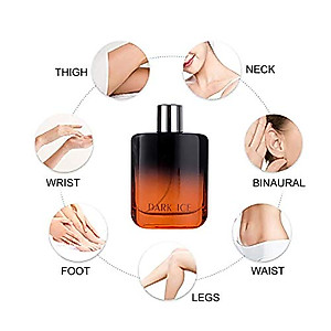 PERFUME&BEAUTY DARK ICE Perfume for Men Parfum 100ML 3.4 fl.oz-Black